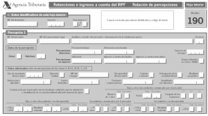 El Modelo 190 de Retenciones Anuales del IRPF